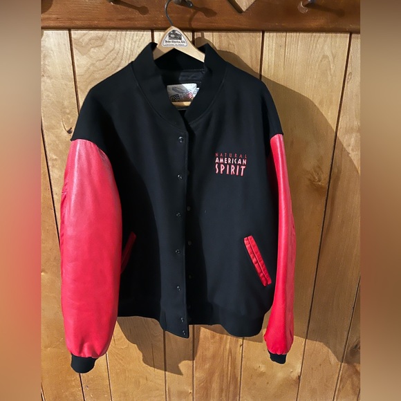 Jackets & Coats | Vintage American Spirit Tobacco Varsity Jacket | Poshmark